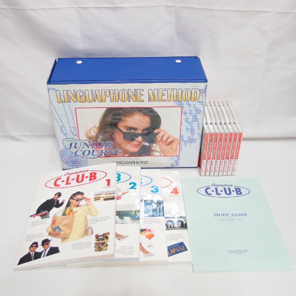 【やや傷や汚れあり】LINGUAPHONE リンガフォン JUNIOR COURSE（ジュニアコース）英語教材 CD テキストセット 収納ケース付・エルワン USED③の落札情報詳細 ...