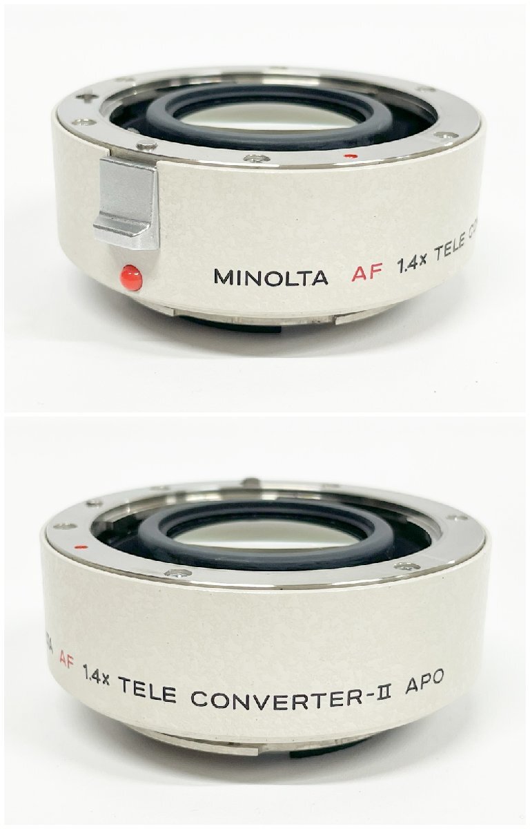 【傷や汚れあり】★MINOLTA ミノルタ AF 1.4X 2X TELE CONVERTER-Ⅱ APO テレコンバーター 一眼レフ カメラ ...