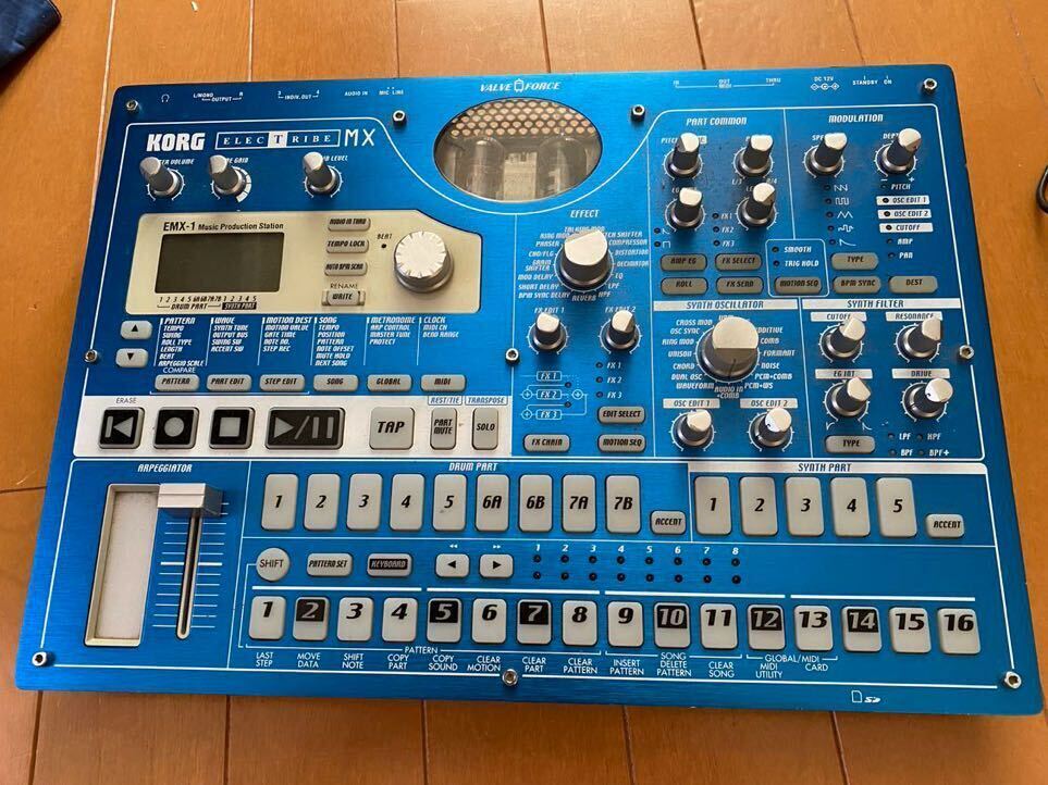 【目立った傷や汚れなし】KORG コルグ ELECTRIBE MX EMX-1 電源ACアダプタ SM 説明書コピー付 通電確認 アナログ ...