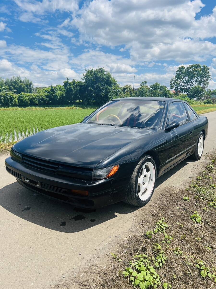 【走行距離 169,178 km】平成3年式 日産 PS13シルビアQ's 5速 車高調 RSRマフラー ロールゲージ 一時抹消書類有りの落札 ...