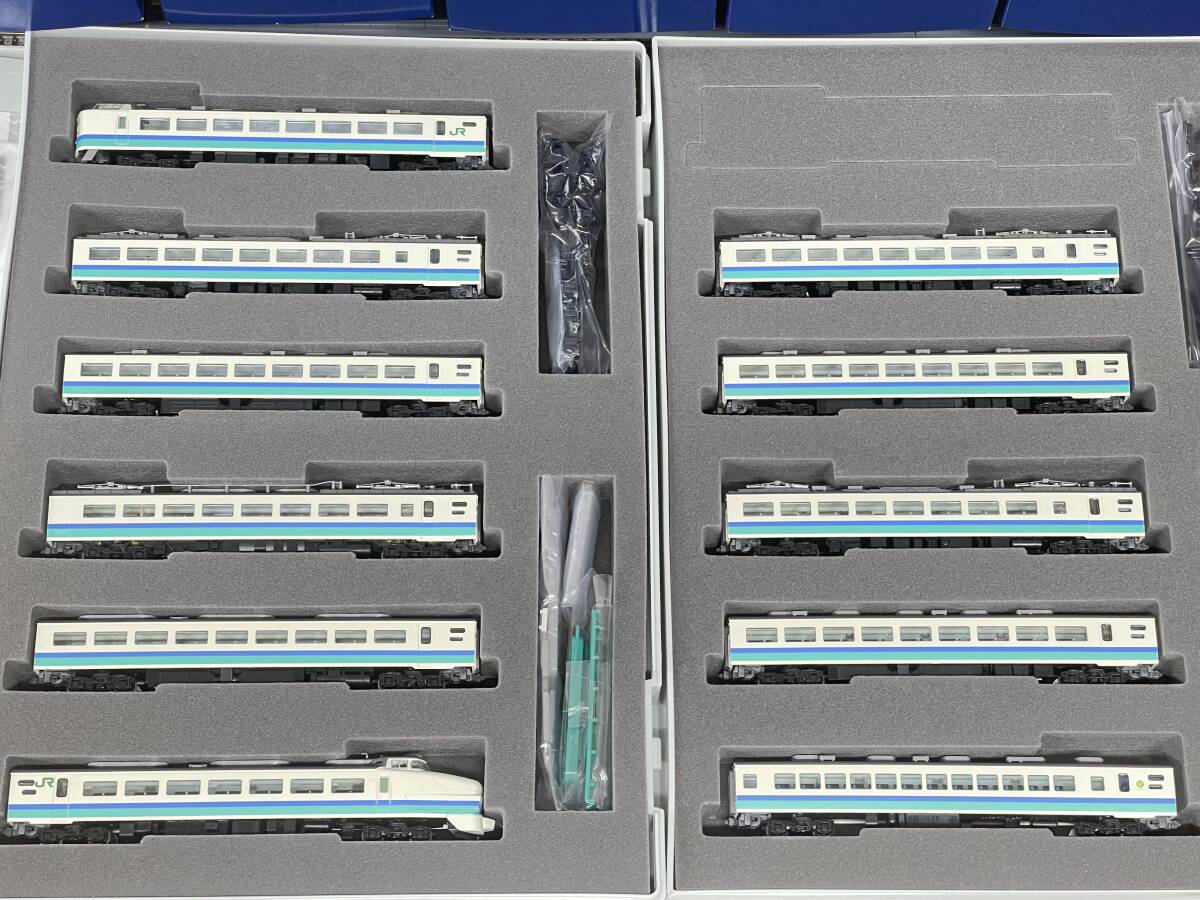 【未使用】TOMIX トミックス JR 東日本 485 系 1500 番台 上沼垂色 白鳥 北越 雷鳥 基本 S 品番 98215 増結 S 品番 98217 繁忙期 11両 フル編成セットの ...