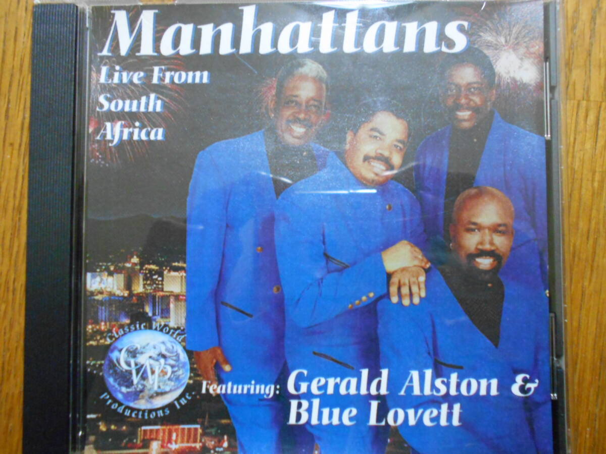 【未使用】未使用ボートラ入り正規プレス盤ライブ 素晴らしいショウ Manhattans Live From South Africa ...