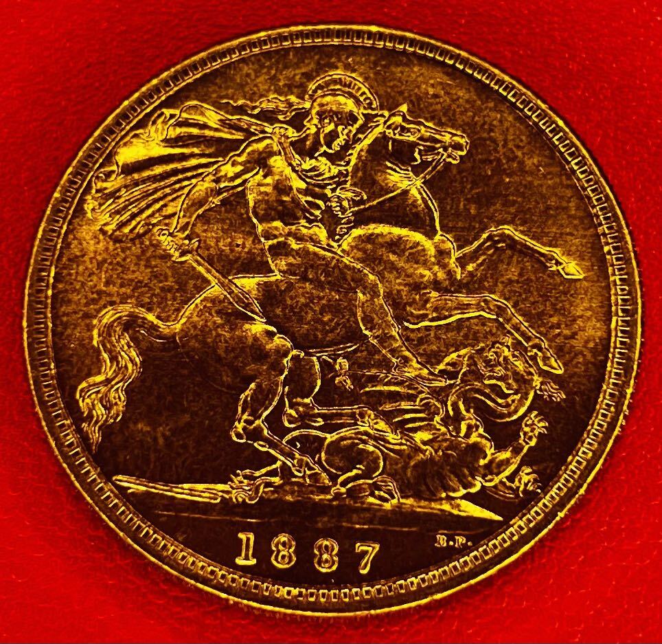 【やや傷や汚れあり】古銭 1887年 イギリス セントジョージ竜殺し 金貨 ヴィクトリア女王/[未鑑定品(真贋不明)]の落札情報詳細 - Yahoo!オークション落札価格検索 オークフリー