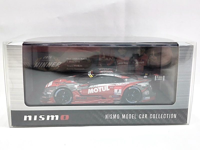 【目立った傷や汚れなし】エブロ 1/43 MOTUL AUTECH GT-R スーパーGT GT500 2015Rd.2 フジ 優勝 151129 ミニカー 同梱OK 1円スタート★Mの落札 ...