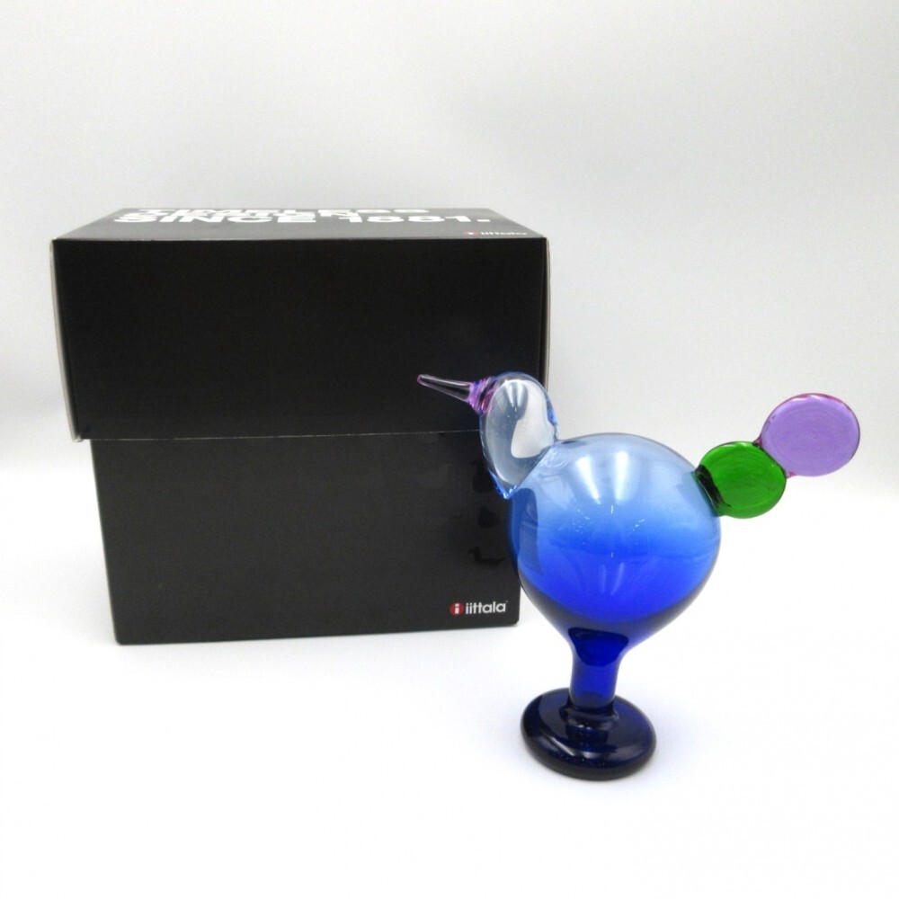 【やや傷や汚れあり】1円〜 Iittala イッタラ オイバ・トイッカ バード「SULEVI スレヴィ」2016 83/300 フィギュリン ...