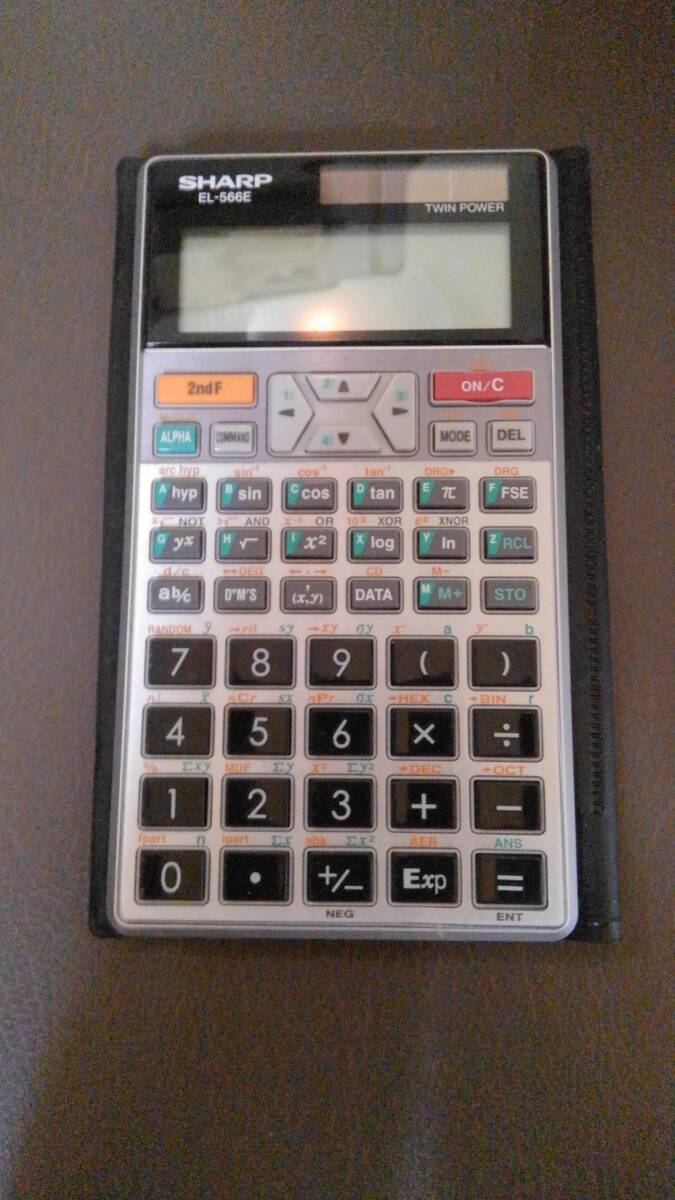 【未使用】希少 sharp 電卓 el-566e 美品 動作品の落札情報詳細 - ヤフオク落札価格検索 オークフリー
