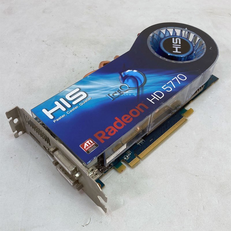 【やや傷や汚れあり】中古グラフィックカード 表示確認済 WinXP～Win10 LINUX ★ AMD Radeon HD 5770 ...