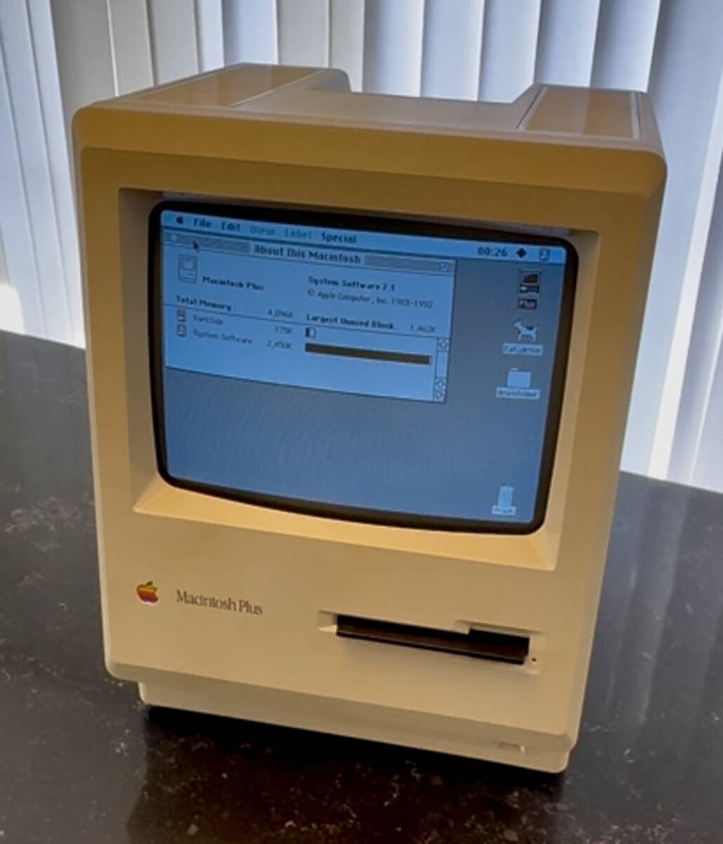 【傷や汚れあり】Apple Macintosh Plus M0001A 4MB ハードドライブ搭載 動作確認品の落札情報詳細 - Yahoo!オークション落札価格検索 オークフリー