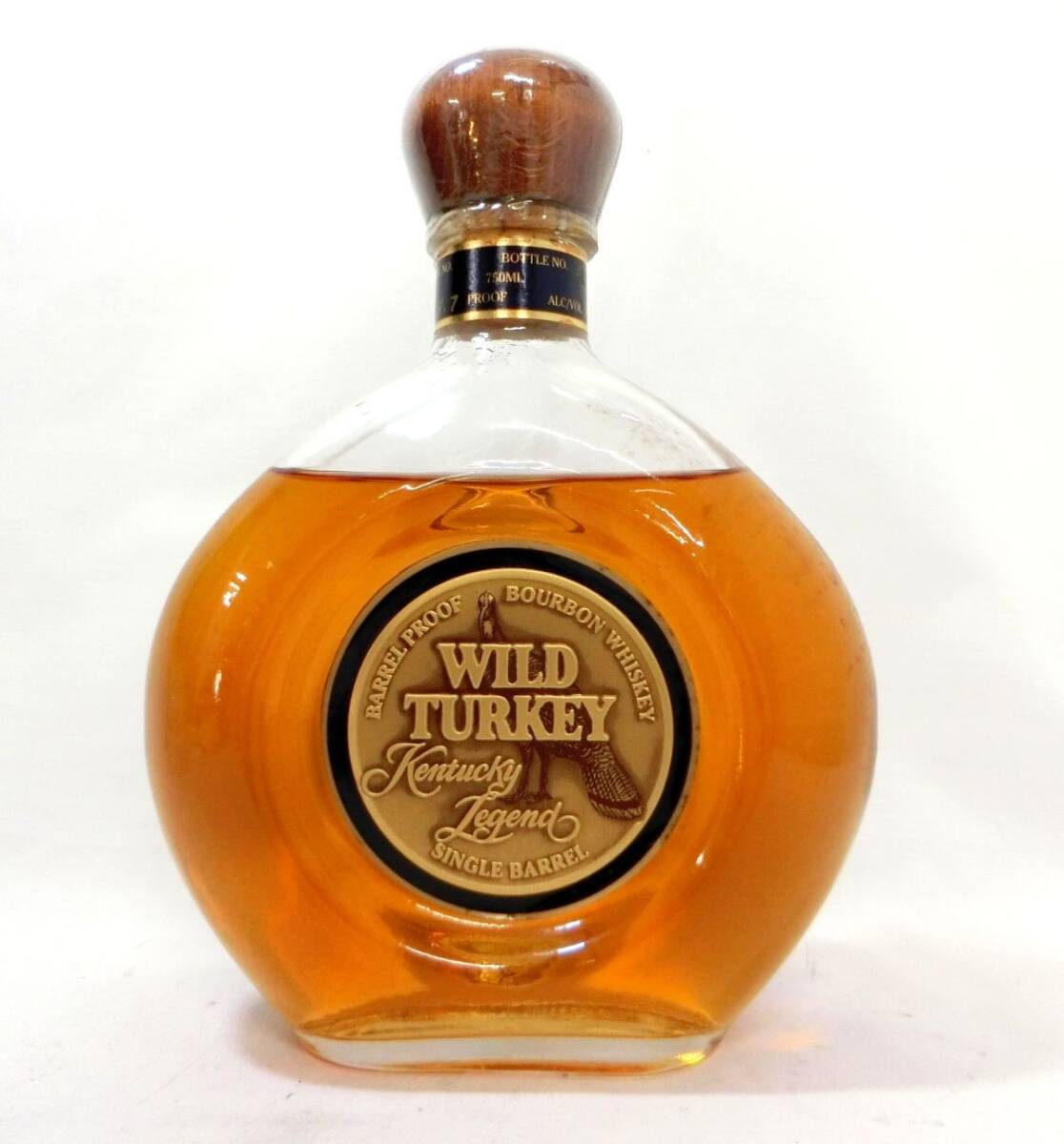 【その他】1000円スタート 酒 BOURBON WHISKEY WILD TURKEY SINGLE BARREL 750ml 57.4％ バーボン ワイルドターキー シングルバレル 未開栓 ...