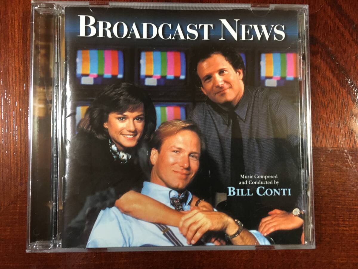 【目立った傷や汚れなし】 サントラ輸入盤中古 Broadcast News/Bill Conti『ブロードキャスト・ニュース/ ビル・コンティ ...