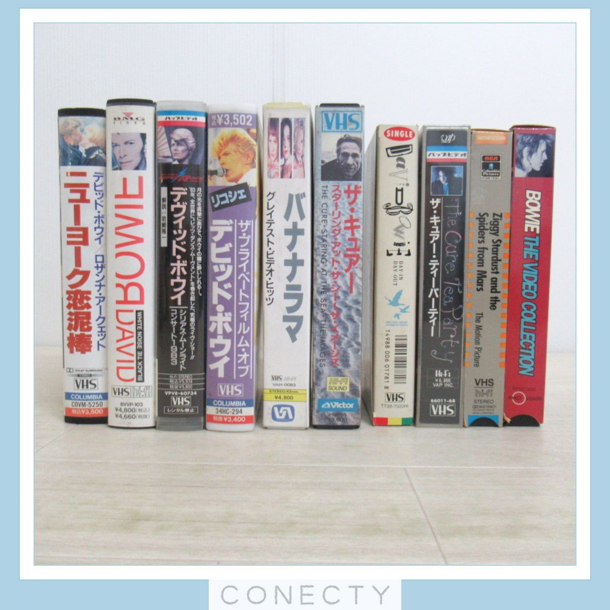 【傷や汚れあり】【当時物】THE CURE Tea Party/デヴィッド・ボウイ/バナナラマ/VHS 10点セット/パンク/ロック/ザ・キュ ...