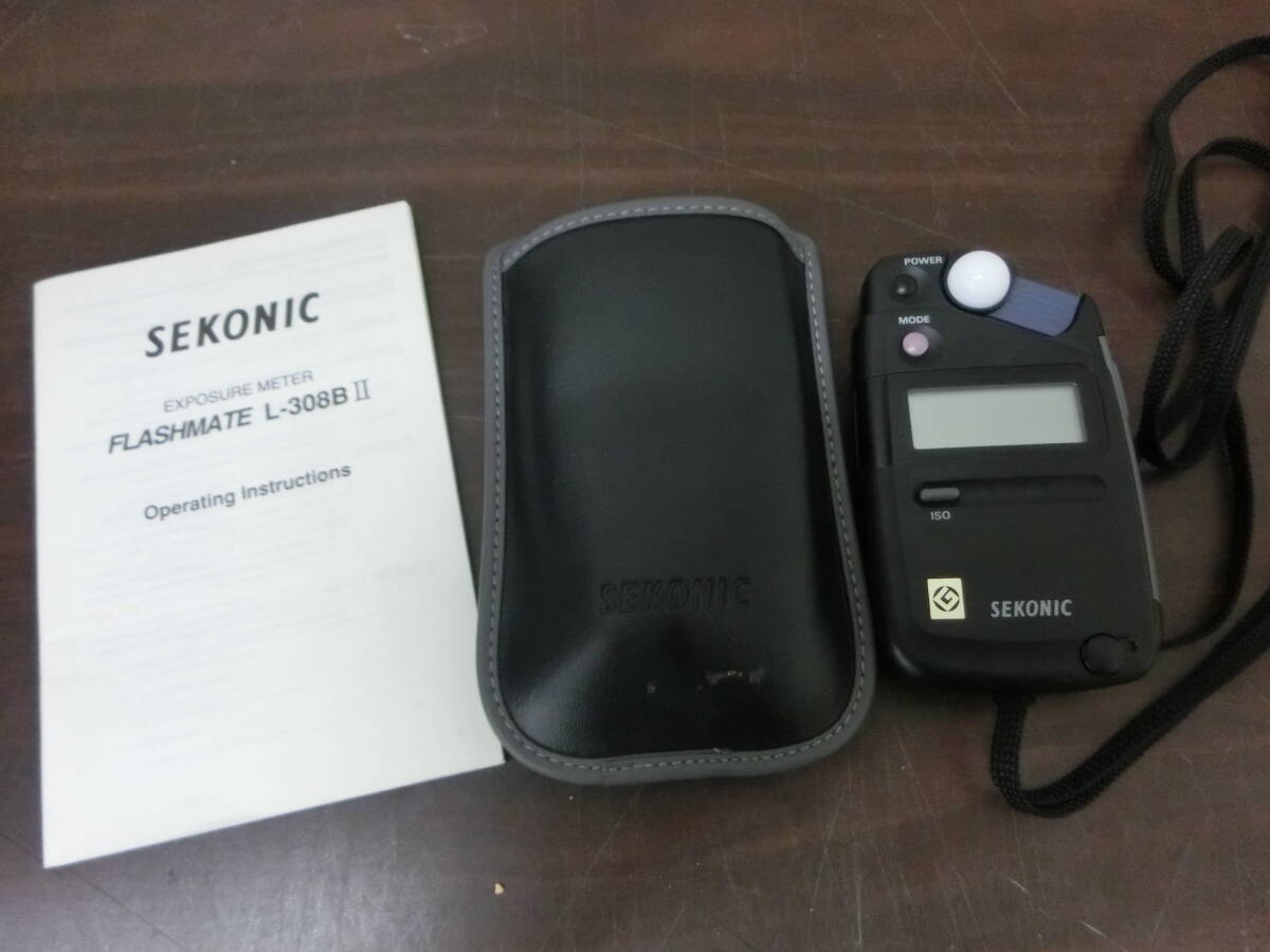【目立った傷や汚れなし】☆ 美品 SEKONIC セコニック FLASHMATE MODEL L-308B 露出計 カメラ用品 1円スタート ...