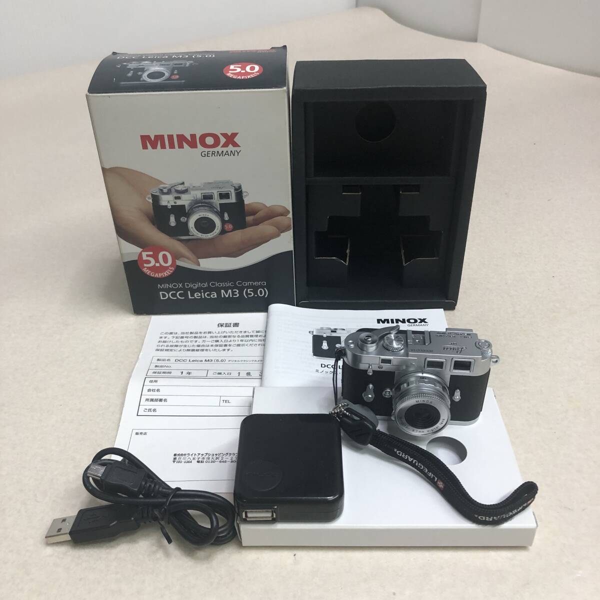 【やや傷や汚れあり】【Minox ミノックス DCC Leica ライカ M3(5.0) デジタルカメラ 元箱付】の落札情報詳細 - Yahoo!オークション落札価格検索 オークフリー