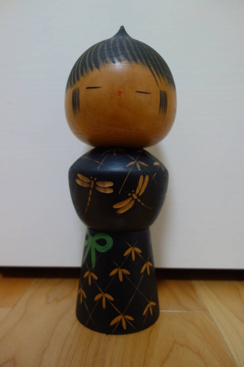 【目立った傷や汚れなし】創作こけし（伝統 民芸品 日本人形 郷土玩具 伝統工芸品 木工 置き物 お土産 インテリア） サイズ 縦：約26cm ...