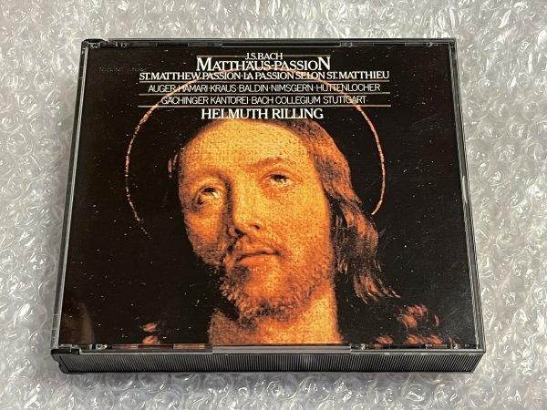 【中古】送料無料 CD CBS/SONY初期盤 リリング指揮『バッハ マタイ受難曲』HELMUTH RILLING BACH 3CD ...