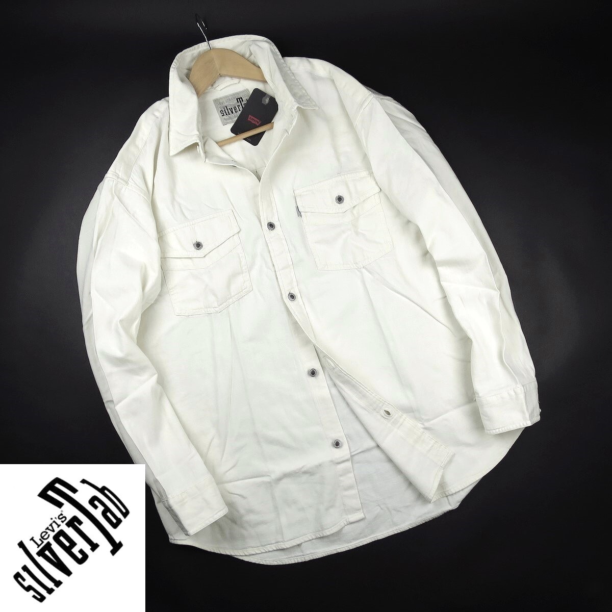 【未使用】新品★Levi’s/リーバイス/SILVERTAB/シルバータブ/2ポケットシャツA5767/000白/【L】【JP size XL】の落札情報詳細 - Yahoo!オークション落札 ...