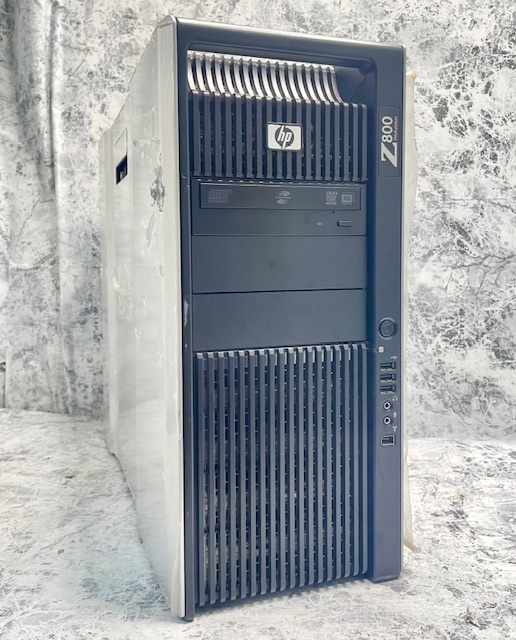 【やや傷や汚れあり】1999//HP Z800 Workstation FF825AV Xeon W5590 3.33GHz メモリー48GB ...