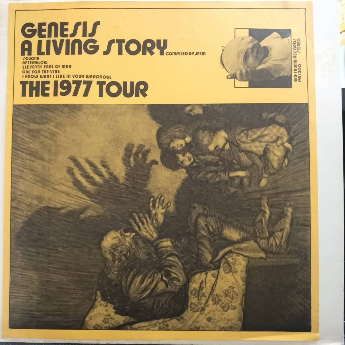 【目立った傷や汚れなし】米LP 高音質プライベート Genesis / A Living Story The 1977 Tour 1977年 ...