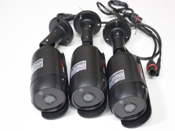 【やや傷や汚れあり】S3392 80 ANRAN 防犯カメラ 500万画素 POEカメラ AR-B801×2 AR-B360×1 増設用 3台 ...