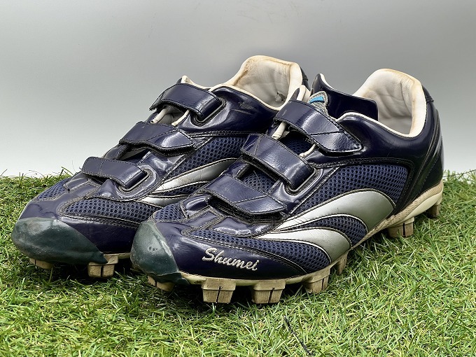 【傷や汚れあり】【101104】元横浜DeNAベイスターズ ＃00 宮本秀明 支給品 実使用品 ポイントスパイク 27cm 久保田スラッガー ...