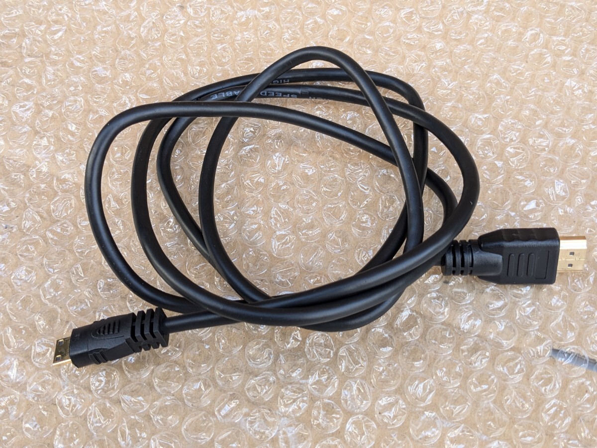 【未使用に近い】全国送料無料 HDMI 変換ケーブル Mini HDMI⇔HDMI オスーオス Type C 1.5m ブラック 美品の落札情報詳細 - Yahoo!オークション落札価格検索 ...