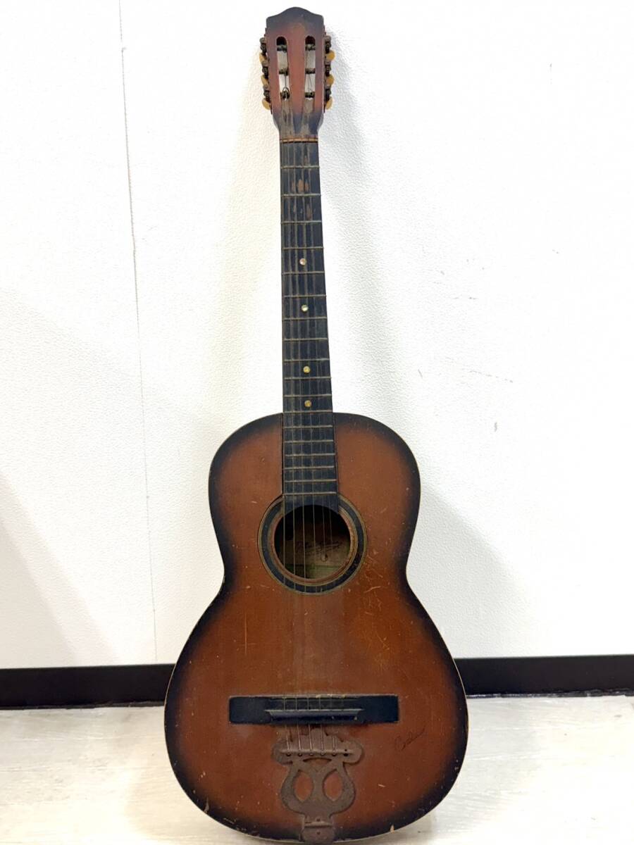 【やや傷や汚れあり】希少 Calace ギター カラーチェ Anno1938 ケース付 Raffaele Calace ラファエレカラーチェの ...