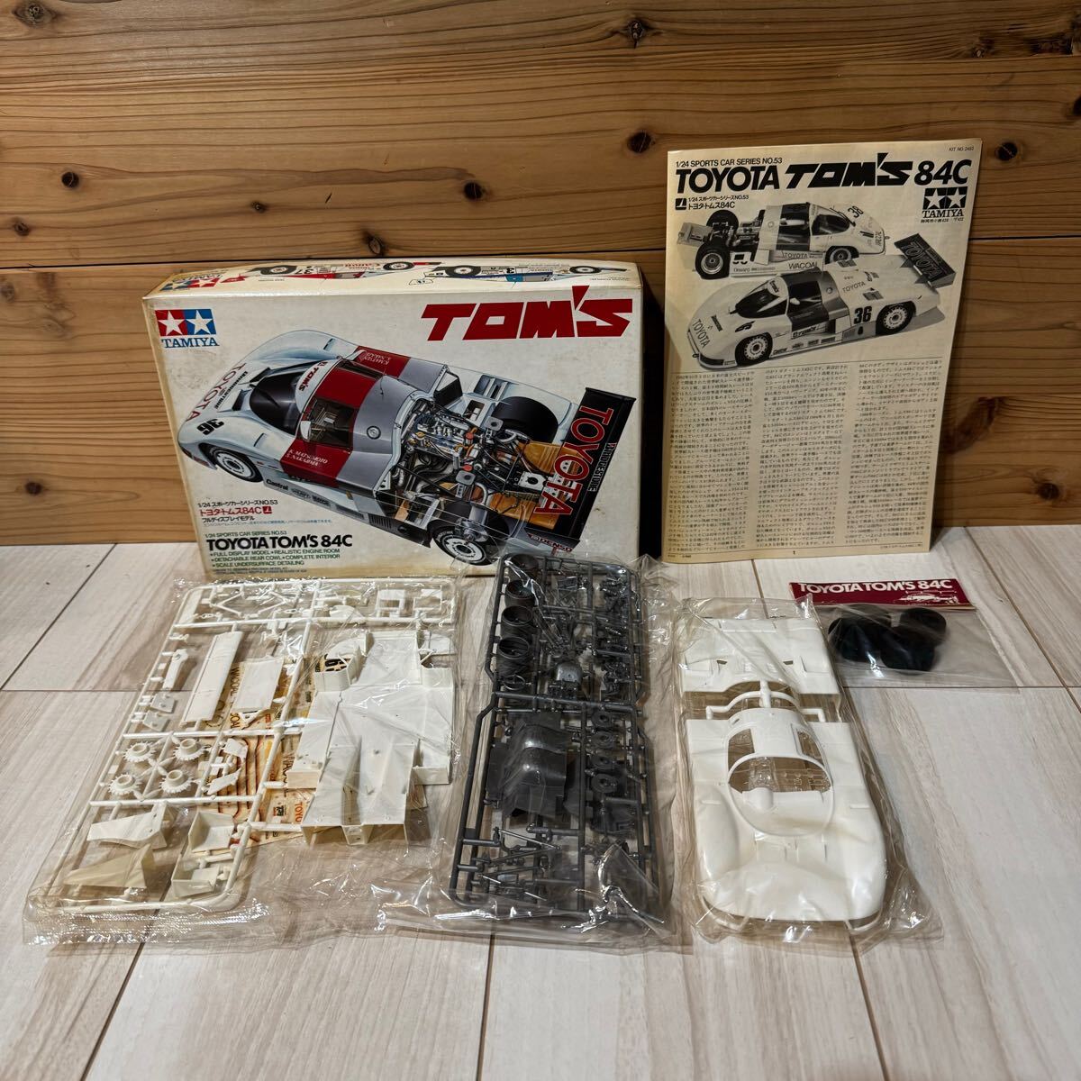 【やや傷や汚れあり】未組立☆ タミヤ TAMIYA☆1/24 スポーツカーシリーズ No.53☆トヨタトムス84C フルディスプレイモデルの落札情報詳細 - Yahoo!オークション落札価格 ...
