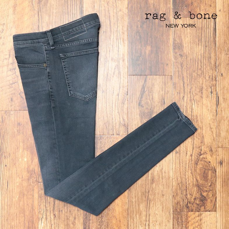 【未使用】1円/rag＆bone/28インチ/訳 デニムパンツ M1224K510 ストレッチ伸縮 ガーメントダイ USA製 ストリート スキニー 新品/グレー/jc192/の落札情報詳細 ...