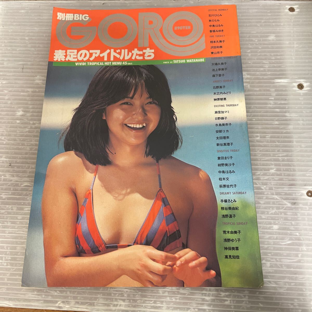 【全体的に状態が悪い】レトロ雑誌 当時物 別冊BIG GORO 素足のアイドルたち 昭和55年7月号 石川ひとみ 中島はるみ 石野真子 大場久美子 浅野ゆう子etc の落札情報詳細 ...