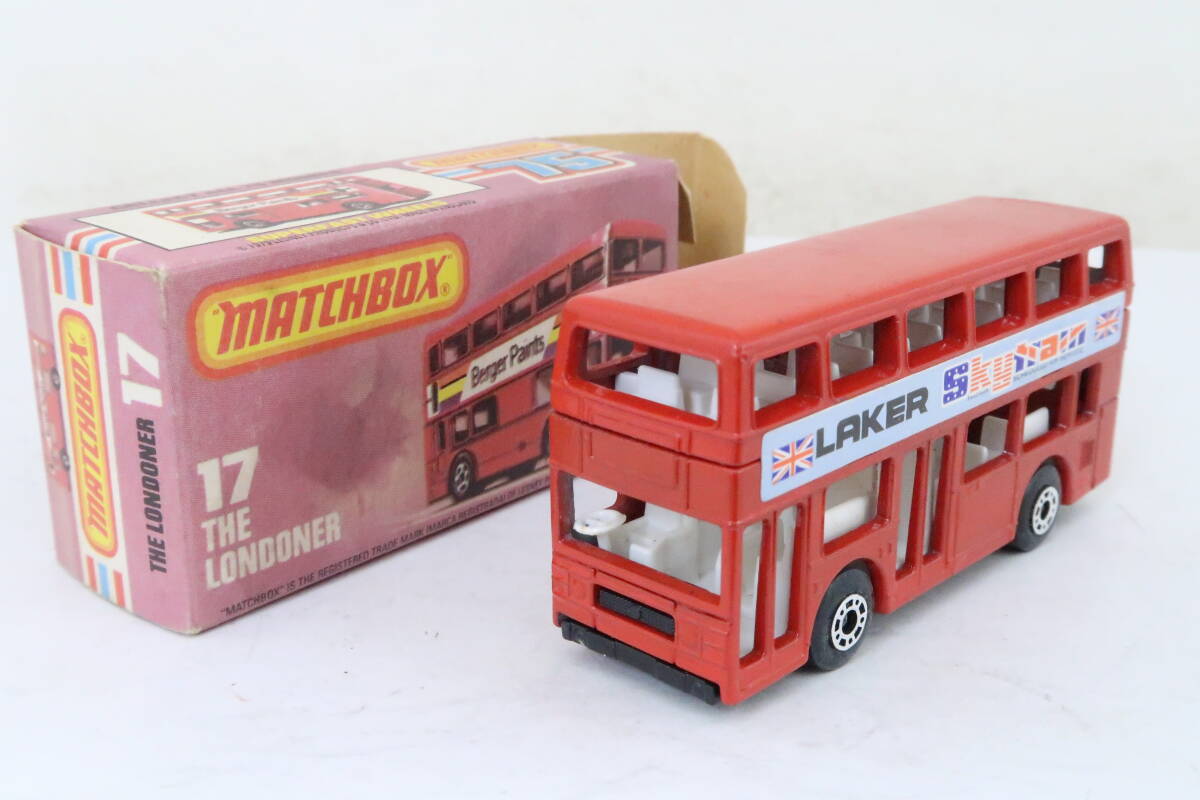 【目立った傷や汚れなし】matchbox THE LONDONER 2階建バスロンドナー LAKER 箱付 イギリス製 ナレの落札情報詳細 ...