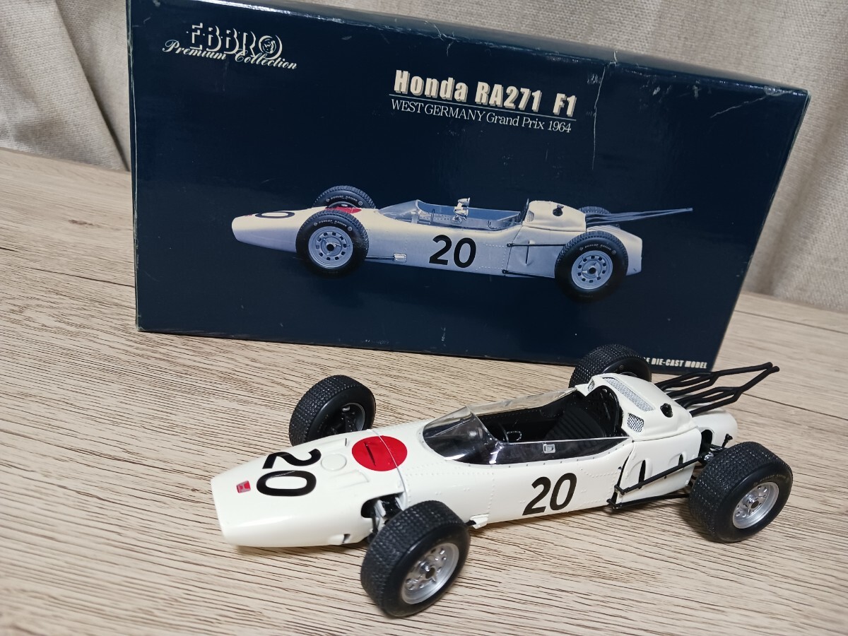 【目立った傷や汚れなし】★希少 エブロ プレミアムコレクション ホンダ Honda RA271 F1 ミニカー 1/20 (*^^*)の落札 ...