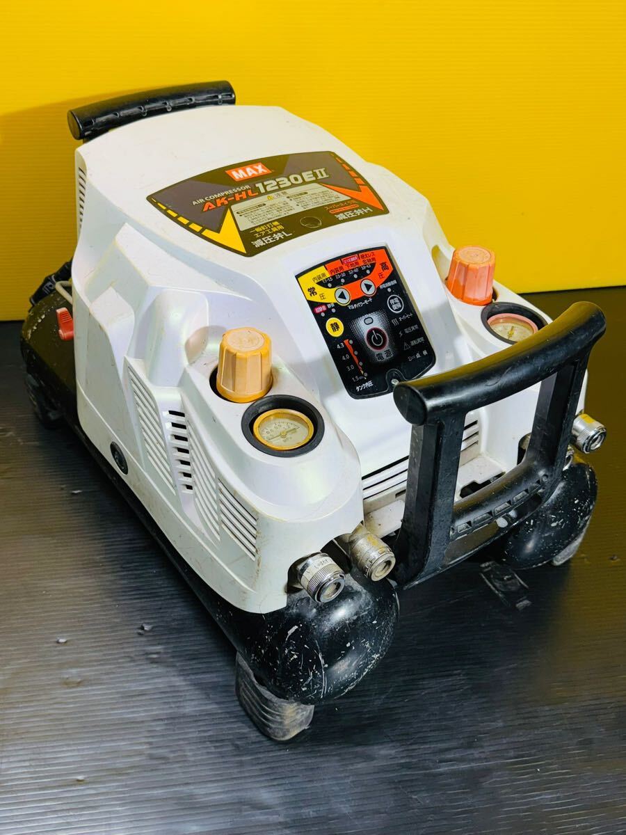 【傷や汚れあり】格安 エアーコンプレッサー AIR COMPRESSOR BCP-581 AIRTEC ナカトミ 屋内用 100V 動作確認済 ...