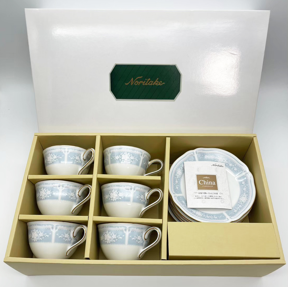 【未使用】未使用 【 Noritake / ノリタケ 】 ティーカップ&ソーサー ★ 6客セット ★ ノリタケチャイナ ★ China ★ N9587 / 1507の落札情報詳細 ...