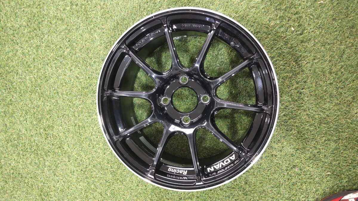 【やや傷や汚れあり】ADVAN RZ2 15インチ 7J +42 P.C.D 4H-100 レーシンググロスブラック 1本 ヨコハマ アドバン ホイール YOKOHAMA ①の落札情報詳細 ...