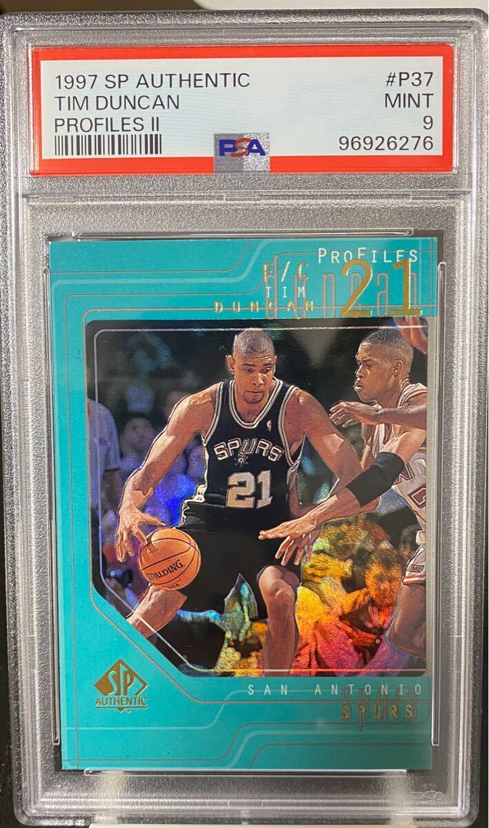 【目立った傷や汚れなし】1997-98 SP Authentic Profiles 2 Tim Duncan PSA 9 Spursの落札情報詳細 - Yahoo!オークション落札価格検索 ...