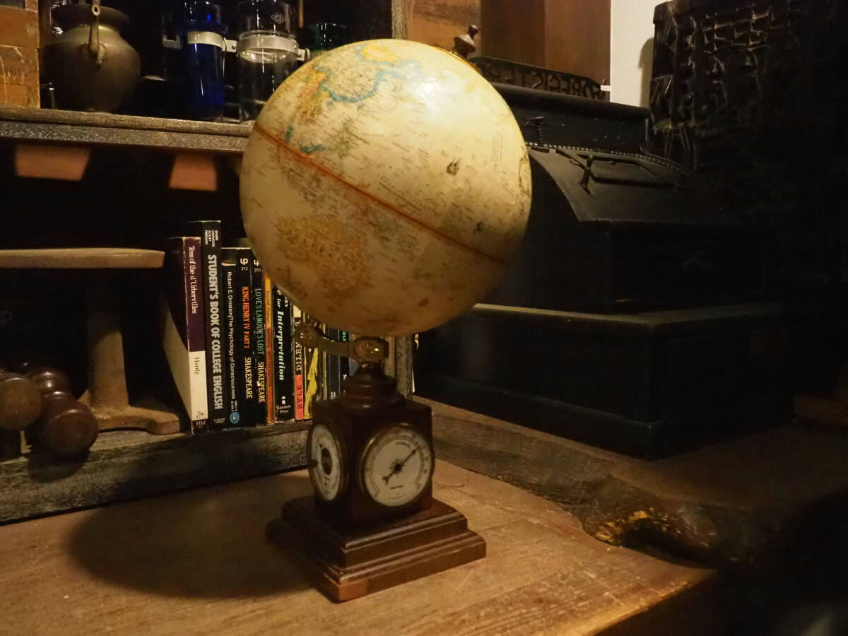 【傷や汚れあり】【リプルーグル地球儀】replogleアメリカ製気圧計温度計湿度計気象系マップ机デスク文具古道具アンティーク骨董インテリア卓上木製台座地図の落札情報詳細 - Yahoo ...