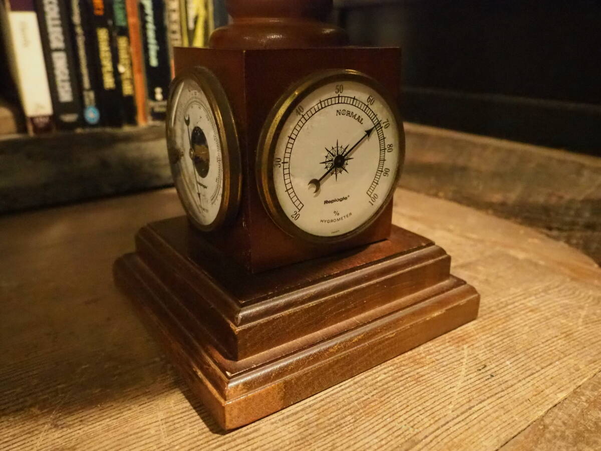 【傷や汚れあり】【リプルーグル地球儀】replogleアメリカ製気圧計温度計湿度計気象系マップ机デスク文具古道具アンティーク骨董インテリア卓上木製台座地図の落札情報詳細 - Yahoo ...