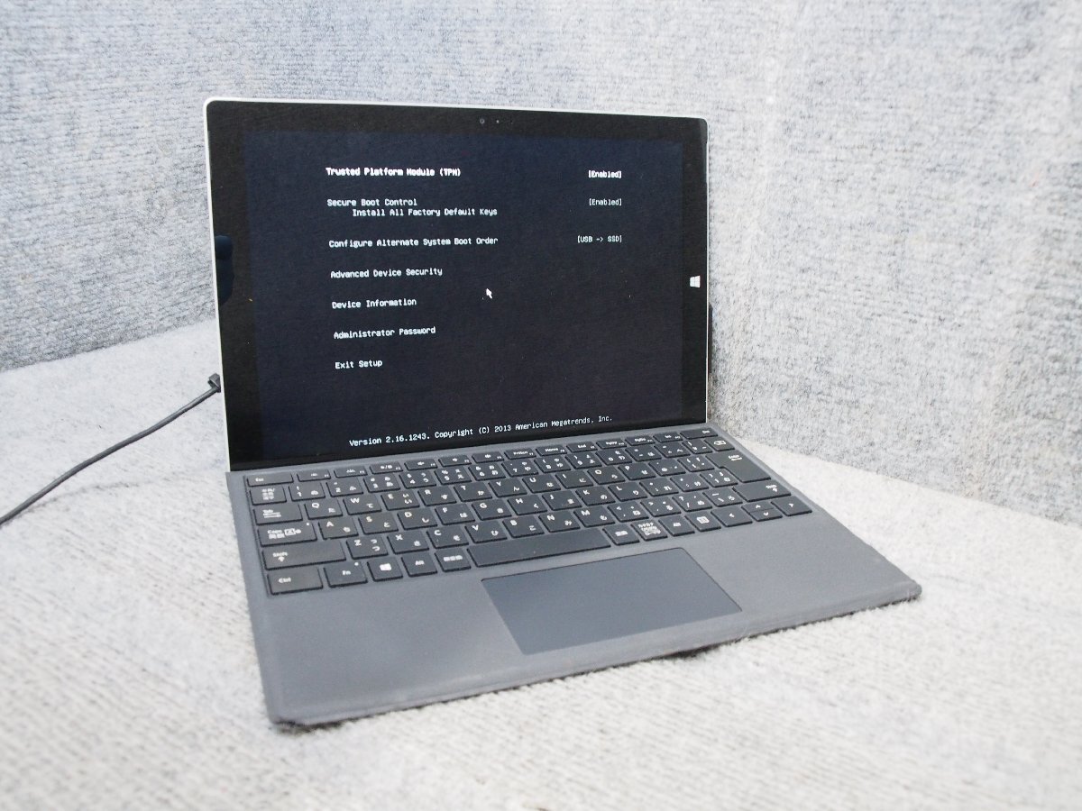 【傷や汚れあり】Microsoft Surface Pro3 1631 256GB i5-4300U 1.90GHz 8GB OS無し ジャンク D50913の落札情報詳細 - Yahoo ...