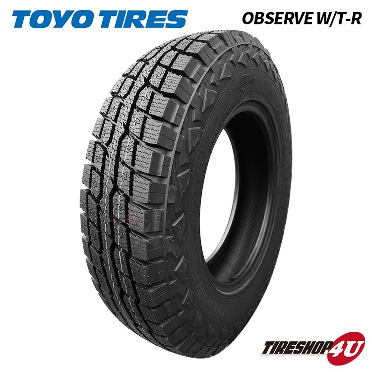 【未使用】24年製 TOYO OBSERVE W/T-R 185/85R16 185/85-16 105/103N 8PR LT トーヨー オブザーブ WTR スタッドレス ジムニー 4本送料 ...
