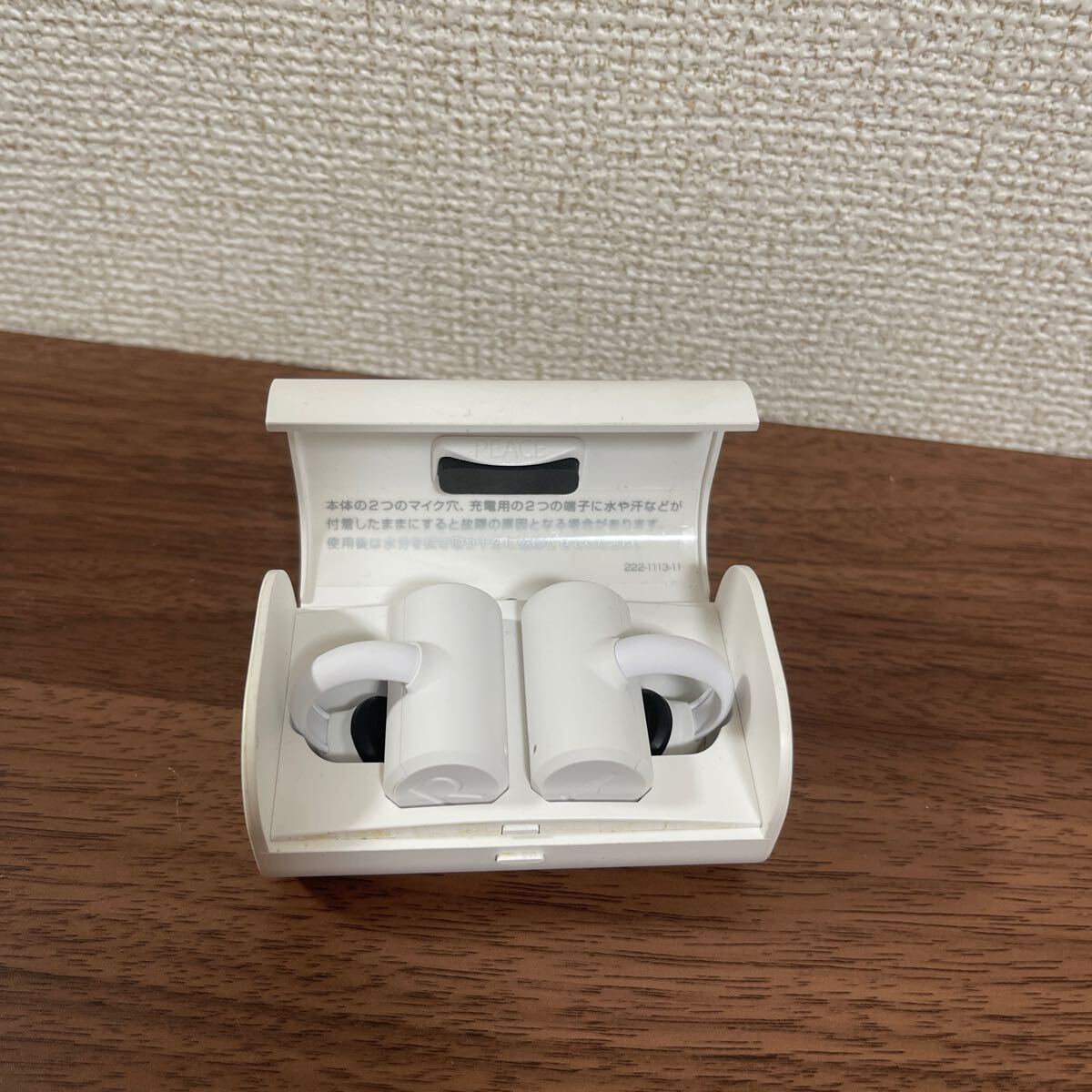 【やや傷や汚れあり】(断捨離)935 BOCO PEACE TW-1 骨伝導イヤホン 本体のみ 稼働確認済の落札情報詳細 - Yahoo ...