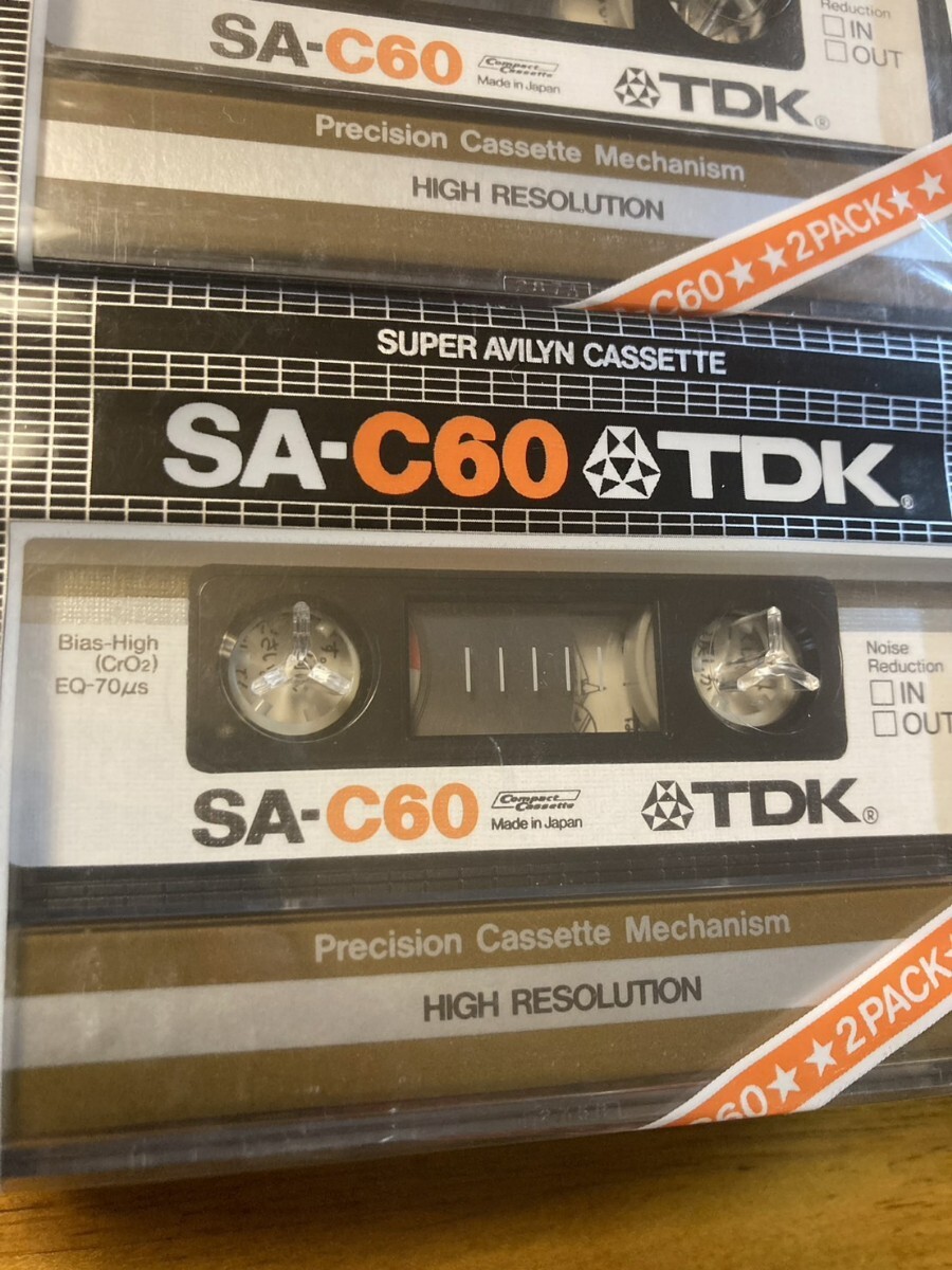 【未使用】未開封カセットテープ ☆TDK 『SA-C60』 2本パック×2 ハイポジション CrO 当時物 (送料無料）の落札情報詳細 ...