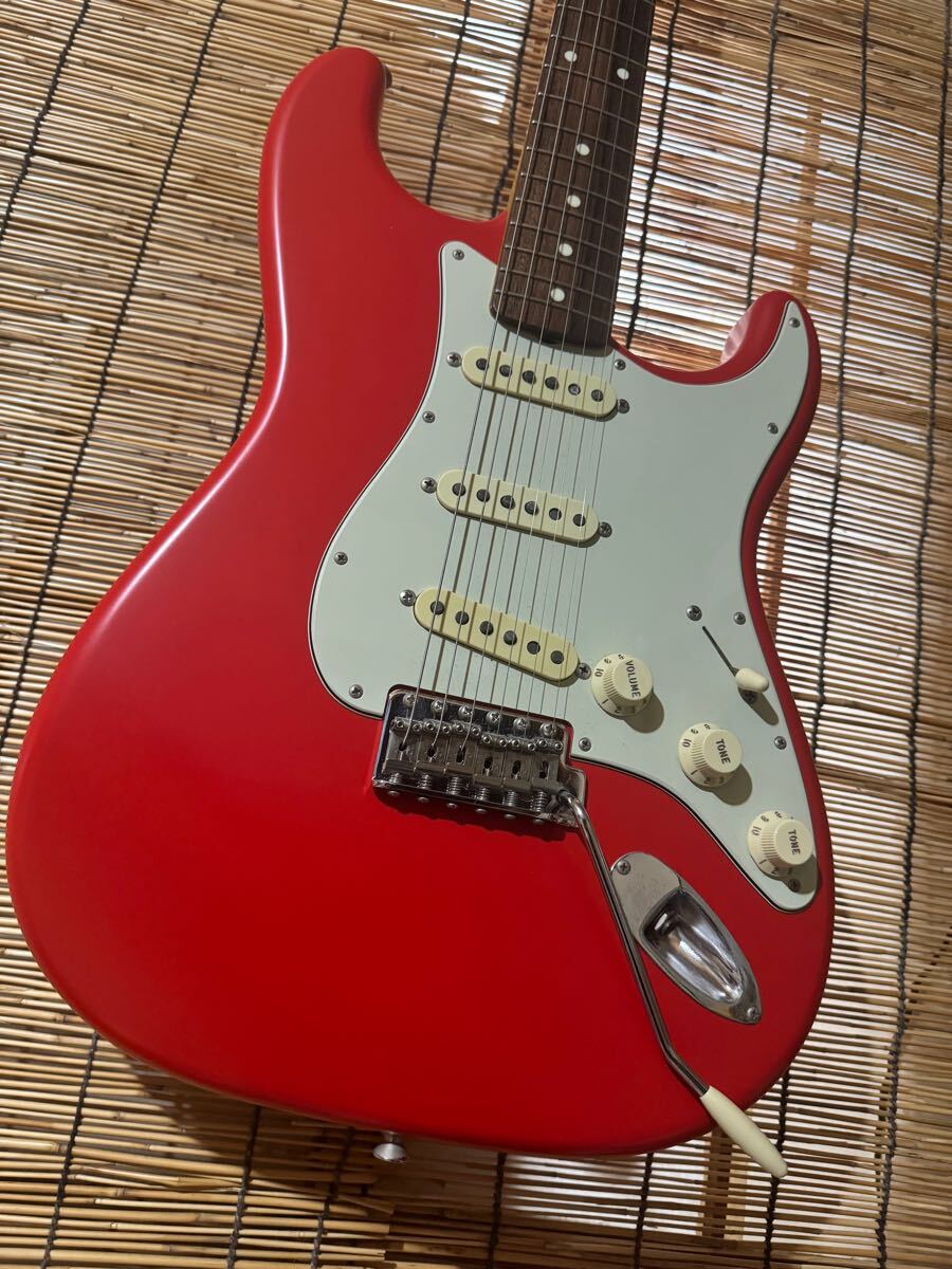 【目立った傷や汚れなし】Fender Japan Exclusive Series SOUICHIRO YAMAUCHI STRATOCASTER Fiesta Red フジファブリック 山内 ...