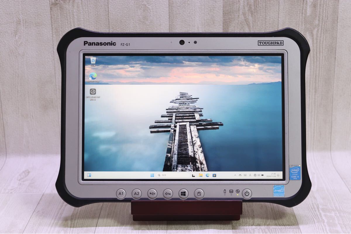 【傷や汚れあり】④ PANASONIC TOUGHPAD FZ-G1 [10.1型 /Intel Core i5-4310U/SSD : 128GB/メモリ: 4GB/WUXGA ...
