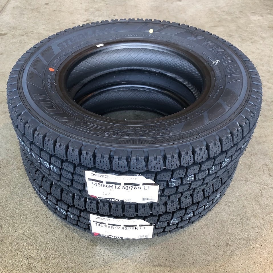 【未使用】(IE001.7.1) 送料無料 [2本セット] YOKOHAMA SY01v 145/80R12 80/78N LT 2024年製造 室内保管 スタッドレス 145/12の落札情報 ...
