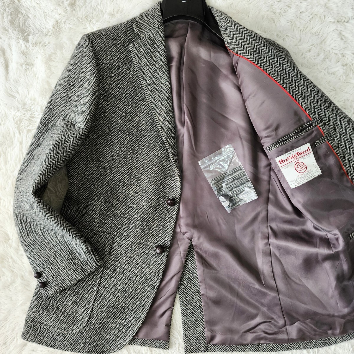 【未使用に近い】希少XL!極美品!J.PRESS ジェイプレス 高級感 Pコート ピーコート ダブル 裏地レッド 赤 メルトン ウール アウター メンズ 黒 ブラック LLの落札情報詳細 ...