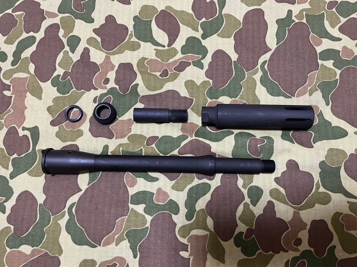 【未使用に近い】WE-TECH ガスブローバック用 アウターバレル XM177 E1&E2 スチールバレル ハイダーセット CRUSADER製 ...