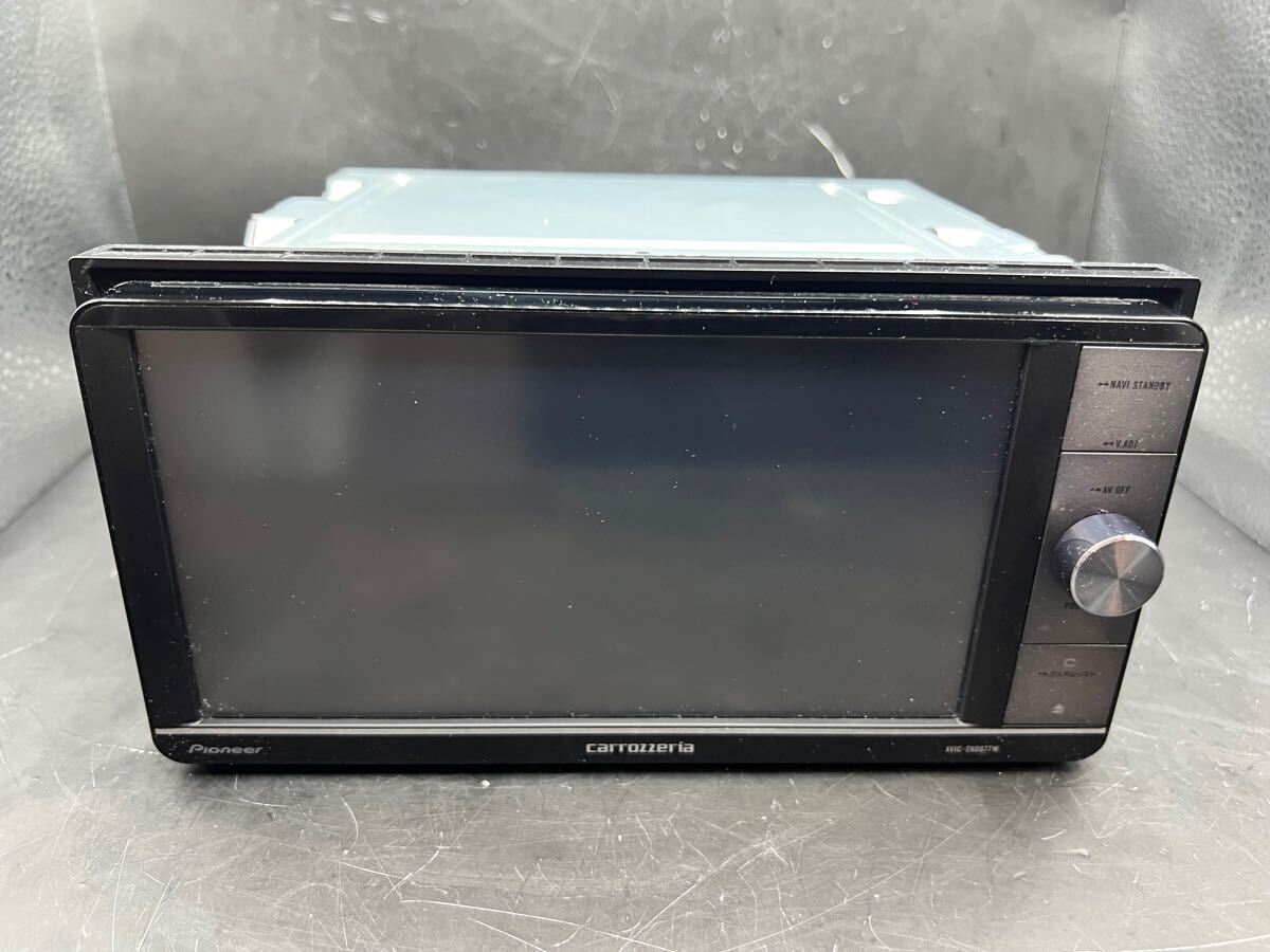 【目立った傷や汚れなし】★カロッツェリア carrozzeria AVIC-ZH0077W サイバーナビ AM/FM/TV/DVD/CD/SD/Bluetooth/iPod/USB/AUX ...
