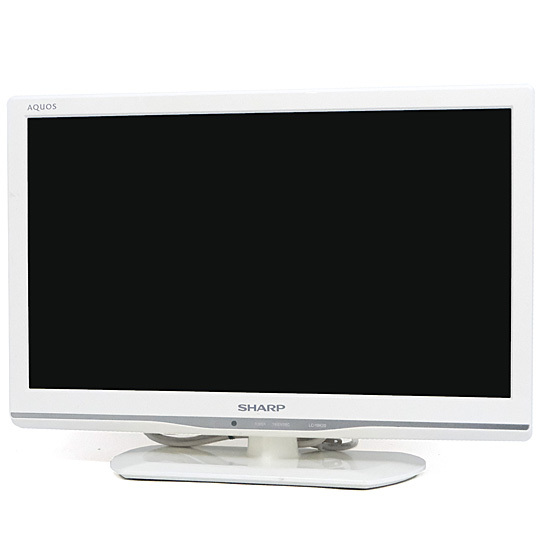 【傷や汚れあり】SHARP 19型 LED液晶テレビ AQUOS LC-19K20-W の落札情報詳細 - Yahoo!オークション落札価格検索 オークフリー