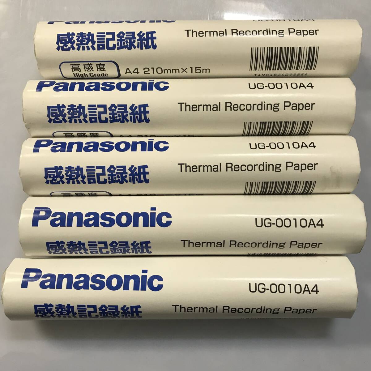 【新品】パナソニック FAX用感熱記録紙A4 (15m巻 UG-0010A4 6本 送料無料の落札情報詳細 - Yahoo!オークション落札価格検索 オークフリー