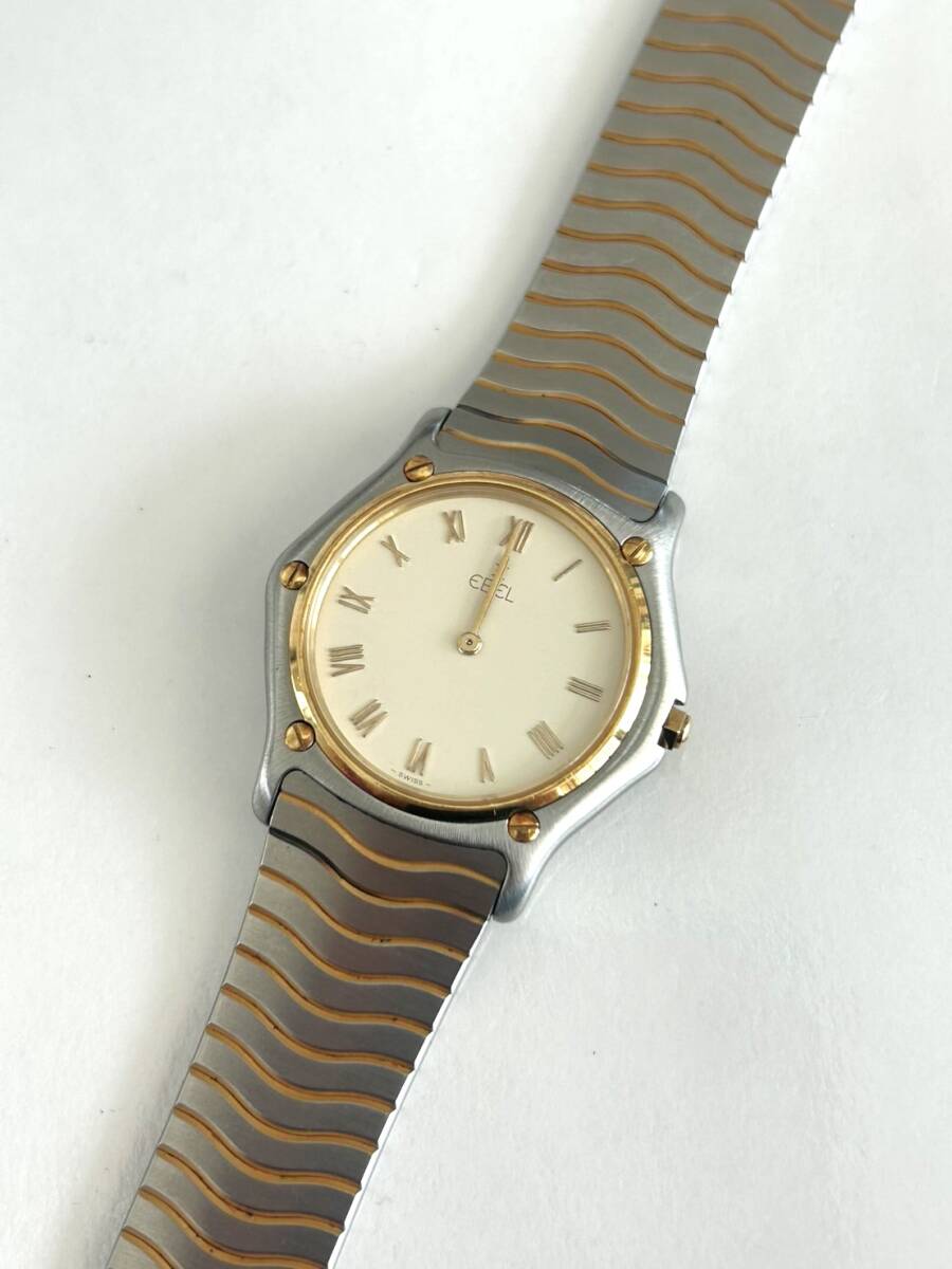 【傷や汚れあり】7241A EBEL エベル クラシックウェーブ 181909 ホワイト文字盤 クオーツ 不動品 ジャンクの落札情報詳細 ...